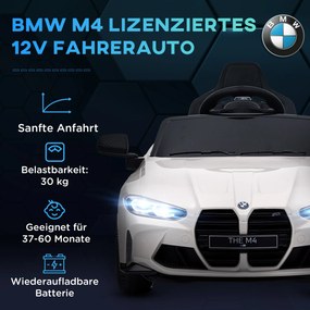 AIYAPLAY Dětské elektrické auto 12V s dálkovým ovládáním 2,4G, odpružením, pomalým rozjezdem, elektrické vozidlo s MP3, USB, LED světly, klaksonem, 3…