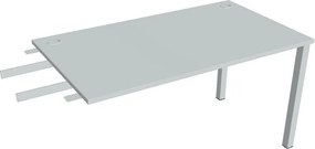 Hobis Kancelářský stůl řetězící do úhlu Hobis US 1400 RU, deskaakát, bílá RAL 9016