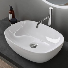 keramické umyvadlo BRUSSEL DU104B 40-70cm Velikost: 405x405x140mm