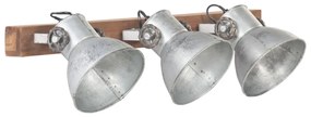 Industriální nástěnné svítidlo stříbrné 65 x 25 cm E27,  320502