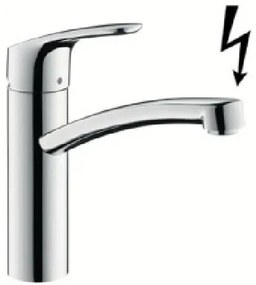 Hansgrohe Focus M41 - Dřezová baterie, chrom 31804000