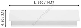 Eglo Eglo 99086 - LED Nástěnné svítidlo ZUBIALDE LED/12W/230V EG99086