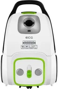ECG VP S3010 bílá / sáčkový vysavač / 700 W / 3 L / 75 dB / rádius 7.5