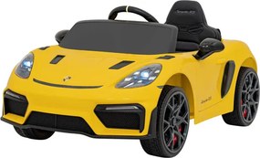 Elektrické autíčko Porsche Spyder RS 718 MP4 žluté