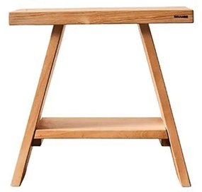 Muubs Dřevěná stolička/odkládací stolek TERA, přírodní