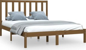 vidaXL Rám postele masivní borovice 120 x 200 cm [3105158] Barva: Bílá