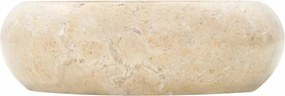 Umyvadlo 40 x 12 cm mramor krémové 142767