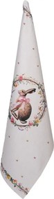 Bavlněná utěrka s velikonočním zajíčkem Easter Vintage Ears – 50x70 cm