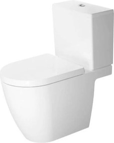 Duravit ME by Starck - WC kombi mísa, vario odpad, DuraShield, bílá 217209AA00