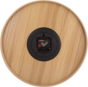 Nástěnné hodiny Pure s rámem ze dřeva 40 cm multicolor