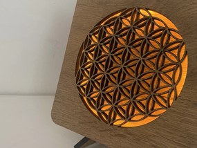 Li-Go "Květ života" lampa 19x19cm provedení povrchu: dub světlý