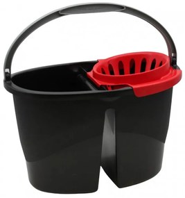 BAMA Mop s dvoukomorovým kbelíkem, 18 l