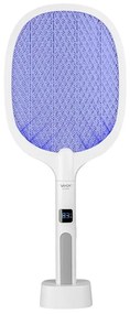 Vayox LED Elektrický lapač hmyzu 2v1 s LCD displejem 1200 mAh/5V bílá IKV-991