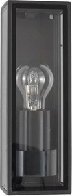 NV 9197701 Venkovní nástěnné svítidlo SORREN antracitový hliník a čiré sklo E27 1x12W 220-240V bez žárovky IP65 - NOVA LUCE