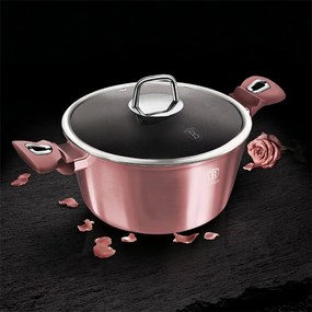 BERLINGERHAUS Kastrol s poklicí s titanovým povrchem 20 cm I-Rose Edition BH-6034