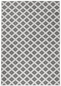 NORTHRUGS - Hanse Home koberce Kusový koberec Twin-Wendeteppiche 103126 grau creme – na ven i na doma - 120x170 cm