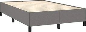 Box spring postel s matrací tmavě šedá 120x190 cm textil 3270384