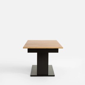 Jídelní rozkládací stůl Venetto 160/410 cm dub Craft zlatý/černý