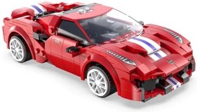 Cada rc programovatelné sportovní auto red race car 306 dílků