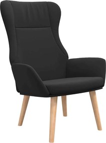 Relaxační židle černá textil 341400