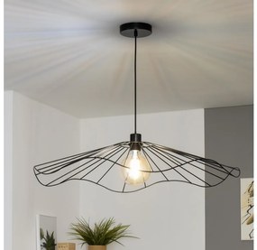 Brilagi - LED Lustr na lanku CERIA WIRE 1xE27/40W/230V pr. 80 cm černá