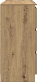 Příborník dub artisan 100x35x76 cm kompozitní dřevo 3328506