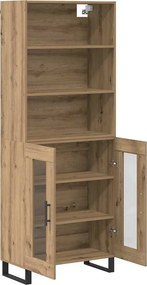 Vysoký bufet 2 ks Artisanový dub 69,5 x 34 x 180 cm 3403190