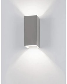 Svítidlo Nova Luce CADMO S WALL GREY 2 nástěnné, IP 65, 2x3 W