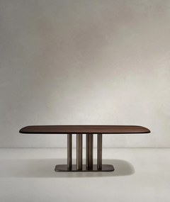 Jídelní stůl v dekoru ořechu 100x180 cm Melvar – Kave Home