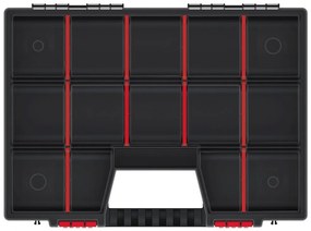 Organizér ZERGO 39 x 29 x 6,5 cm černo-červený