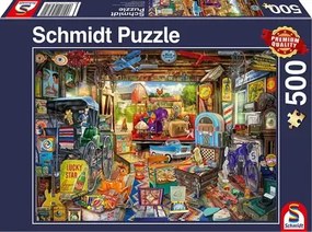 SCHMIDT Puzzle Bleší trh v garáži / 500 dílků / 48,1 × 34,1 cm