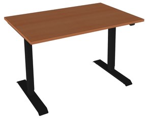 NOBL Dynamic Elektr. nastavitelný polohovací stůl 120x80 Dynamic Dekor stolové desky: třešeň, Barva podnože: černá