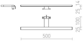 RED-Design Rendl-R12400- LED Koupelnové osvětlení zrcadla BALEA LED/7W/230V IP44