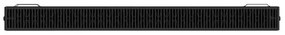 Mexen Line CVL22, panelový radiátor 600 x 400 mm, spodní připojení, 633 W, černá, W622L-060-040-70