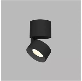 Stmívatelné natáčecí a výklopné bodové LED světlo KLIP ON - černá, černá, 2700 K, DALI