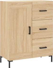 Skříň highboard dub sonoma 69,5 x 34 x 180 cm kompozitní dřevo 3200004