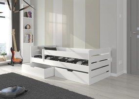 ADRK Furniture Postel s matrací BEMMA 180x80 CH-Bem-W-185+M-E2025