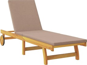 Slunečník 3 ks Masivní akátové dřevo Taupe 3407702