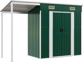 vidaXL Zahradní kůlna s prodlouženou střechou 277x107x181 cm [364524] Barva: světle hnědá