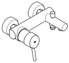 GROHE 32211001 - Vanová baterie CONCETTO DN 15 lesklý chrom