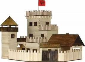 Walachia Dřevěná slepovací stavebnice Hrad / od 8 let / 607 dílů / Obt