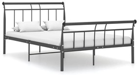 Rám postele černý kovový 120 x 200 cm - Default Title
