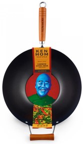 Ken Hom wok pánev z uhlíkové oceli 35cm, řada Classic