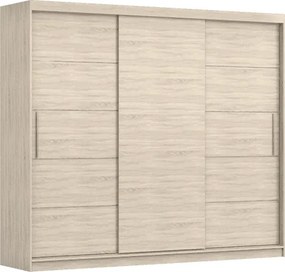 IDZ Šatní skříň ALBA II bez zrcadla, 250 cm Barva dřeva: Sonoma