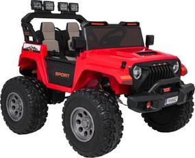 Elektrické autíčko Extreme Sport 4x4 červené