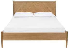 OnaDnes -20% Dubová postel Woodman Farsta Angle 140 x 200 cm