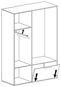 Předsíňová stěna Bis | artisan