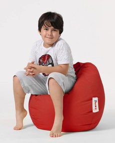 Atelier del Sofa Zahradní sedací vak Premium Kids - Red, Červená