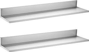 Nerezová police 218 × 914 mm, 2 ks VEVOR
