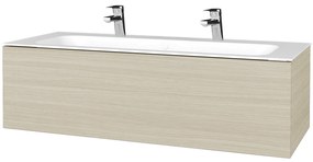 Dřevojas Koupelnová skříň VARIANTE SZZ 120 Varianta: N01 Bílá lesk / D20 Galaxy